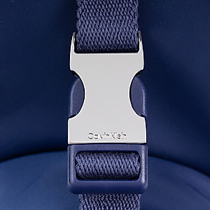 Calvin Klein Shay Organizational Sling Backpack, Black/Silver,One Size