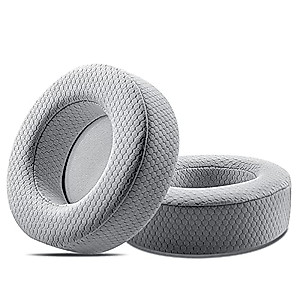 Replacement Headphone Headband Cover Grey and Upgraded Replacement Ear Cushions for Corsair Virtuoso RGB Wireless SE XT Gaming Headset