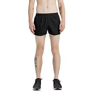 SUNDAY ROSE Men's Running Shorts 3 Inch Quick Dry Gym Athletic Workout Shorts with Pockets,Mesh Liner-Black,Large