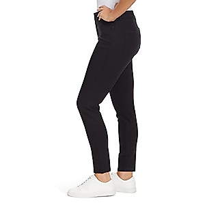 Bandolino Women's Mandie Figure Flattering High Rise Skinny Jean, Saturated Black
