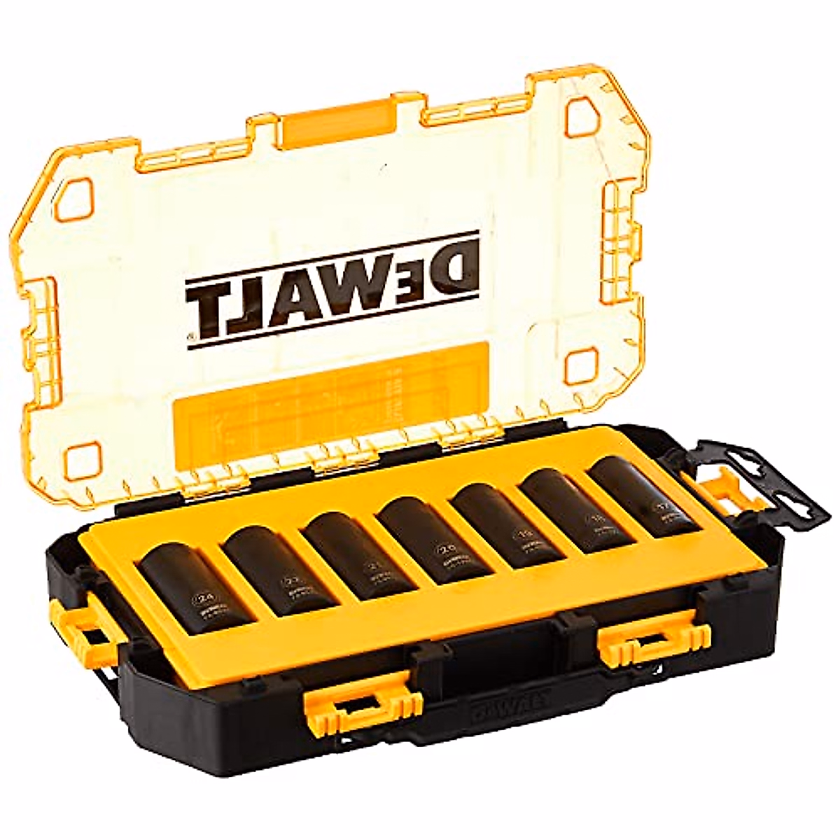 DEWALT Deep Impact Socket Set, 7-Piece, 1/2" Drive Metric (DWMT74737)