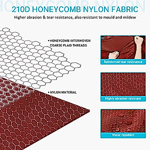 Gonex Unisex Adult Large Foldable Luggage with Shoes Compartment, Red, 100L