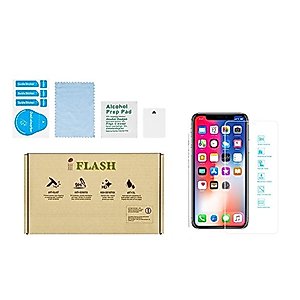 IFLASH iPhone XR, iPhone 11 Glass Screen Protector, Crystal Clear Tempered Glass Screen Protector for Apple iPhone 11 / XR 6.1 2018 2019 - Case Friendly/Bubble Free / 3D Touch/Scratch Proof/HD