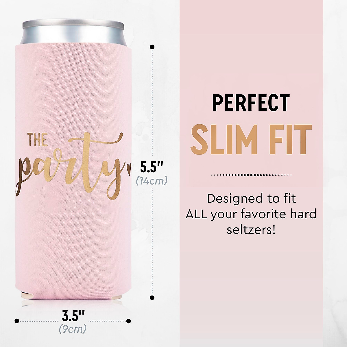 Prazoli Bachelorette Can Coolers Slim (12) - Bachelorette Gifts for Bridal Party Gifts, Bachelorette Party Supplies for Women, Bridal Shower Party Favors & Bachelorette Party Decorations, Accessory