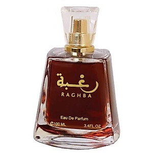 Lattafa Raghba for Women Eau de Parfum Spray, 3.4 Ounce