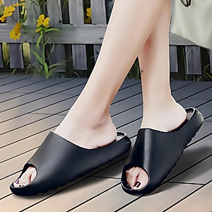 Giuyasys Unisex Massage Slides House Shoes Non-Slip thick Soft Platform Slide Sandals for Women Men Indoor Outdoor Shower Bathroom Slipper for Adult Couples