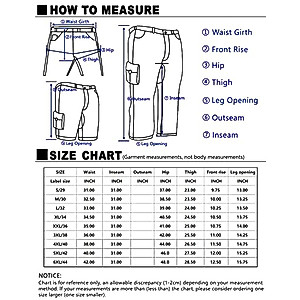 Match Men's Slim Fit Tapered Stretchy Casual Pants (32W x 31L, 8050 Black)