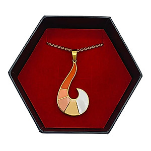 ZAG STORE Rena Rouge Transformation Stainless Steel Necklace (Orange)