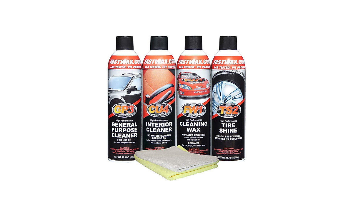 Fast Wax FW1 Detail Kit: Waterless Car Wash & Wax