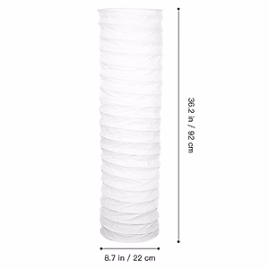 LALAFINA Lamp Shades Paper Floor Lamp Shade, Nordic Style Standing Lampshade Rice Paper Lamp Cover Floor Lamp Shade for Home Bedside Floor Lamp Small Lamp Shades