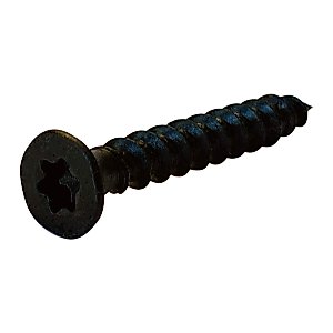 Small Parts 0620CTG 6" x 1-1/4" 6 Lobe Bugle Head Coarse Thread Drywall Screw Black Phosphate Particle Board (Pack of 100)