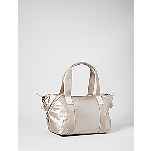 Kipling Art Mini, Silver (Metallic Glow)