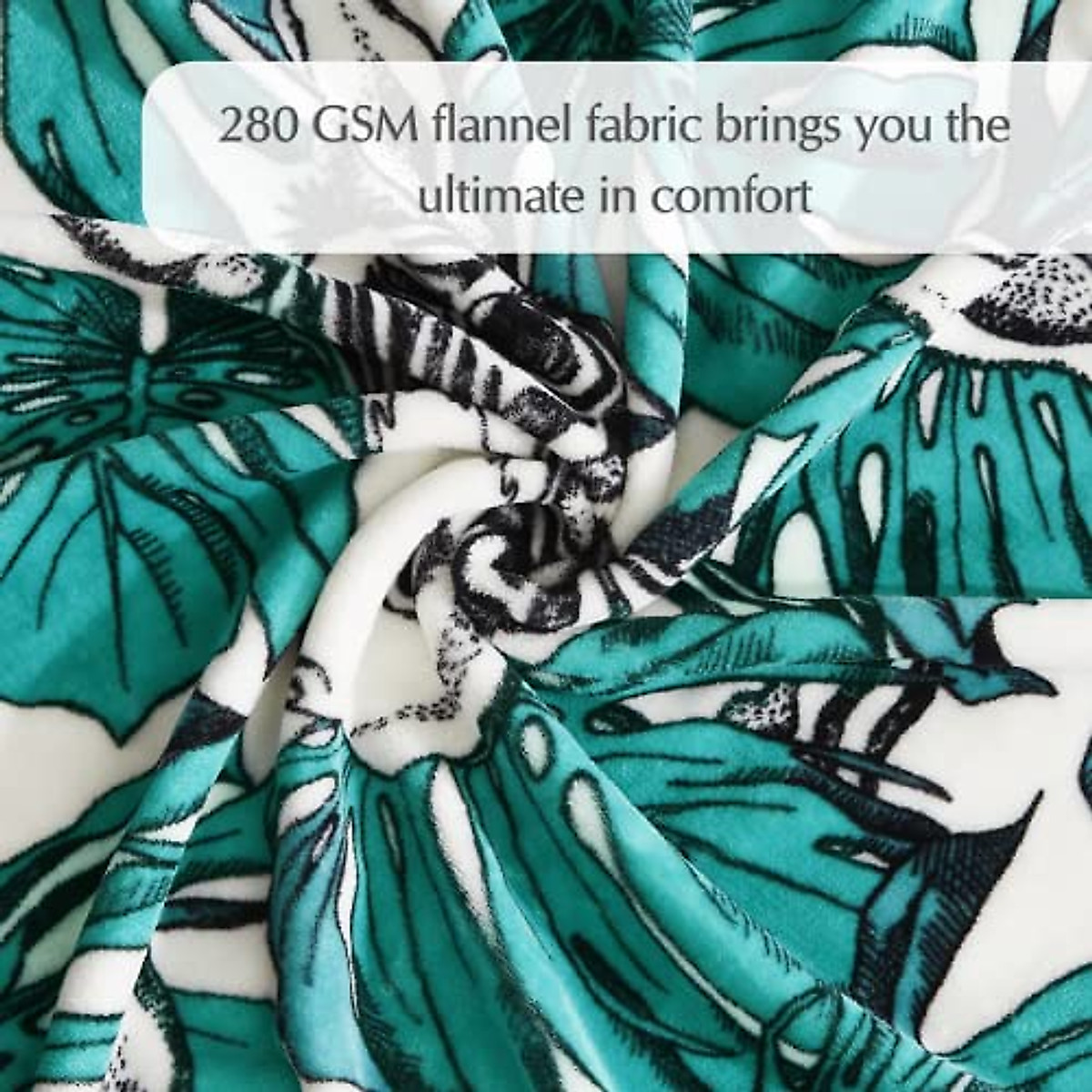 MaiRêve Horse Print Throw Blanket Super Soft for All Season, Jungle Zebra Flannel Blanket for Adults Kids, Warm Lightweight Cozy Flannel Blanket for Couch Sofa Bed, 60"x50"