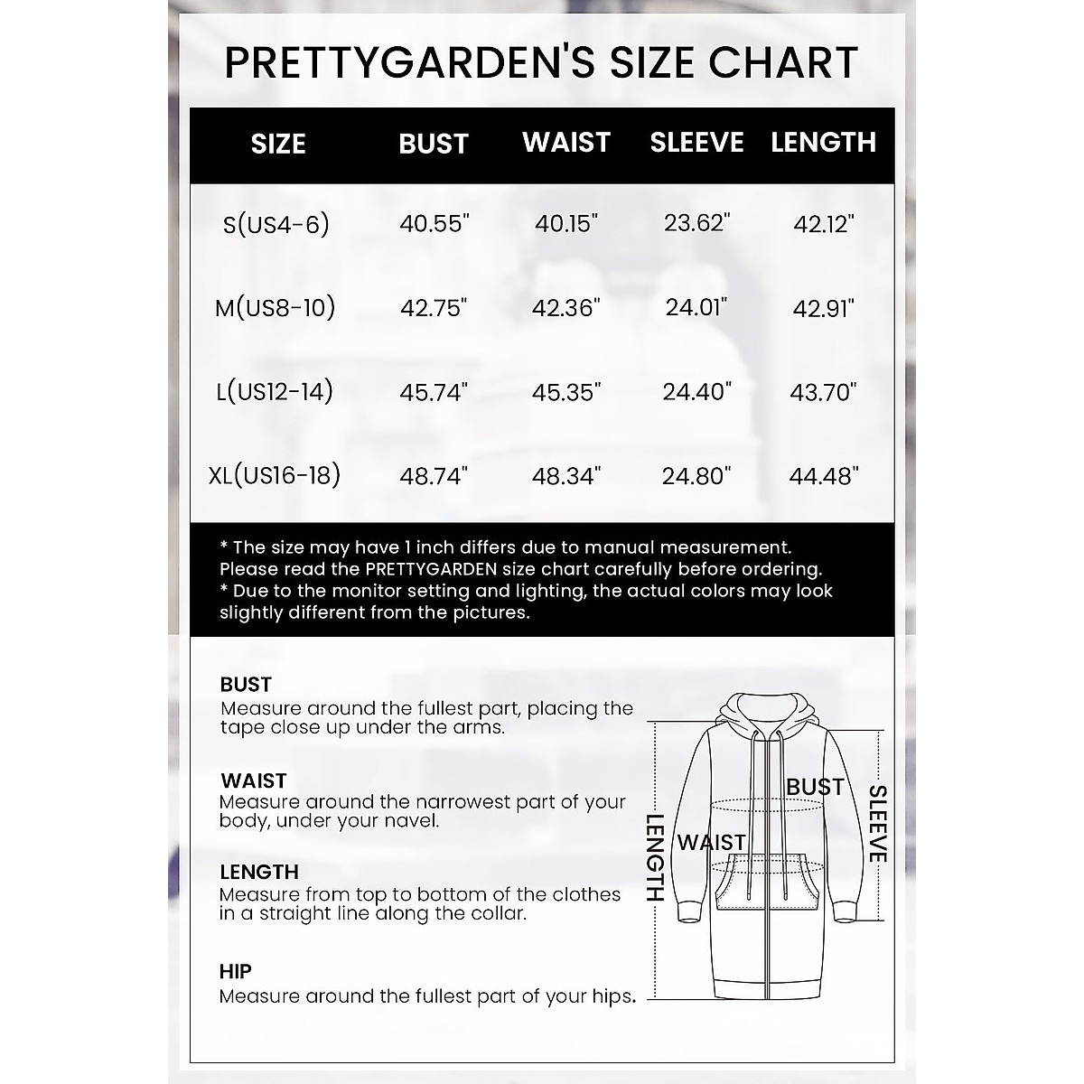 PRETTYGARDEN Women's Fashion Winter Coats Fuzzy Fleece Long Hooded Jackets Button Down Faux Fur Warm Outerwear (Beige White,Large)