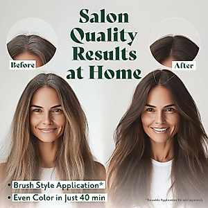 Herbatint Permanent Hair Dye For Women - 4N Chestnut - For Up To 100% Gray Coverage of Resistant Gray Hair - Ammonia-Free, Alcohol-Free & Vegan - Salon Influenced Hair color 5.75 fl oz