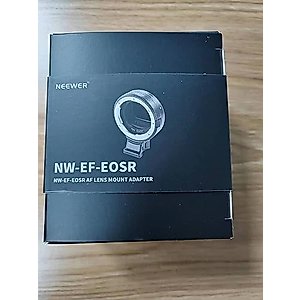 NEEWER EF to EOS R Mount Adapter, EF/EF-S Lens to RF Mount Camera Autofocus Converter Ring Compatible with Canon EOS R Ra RP R6 Mark II R6 R5 R3 R7 R10 R8 R50, Max Load: 4.4lb/2kg, NW-EF-EOSR
