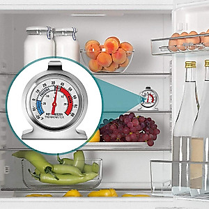 5-Pack Refrigerator Thermometer, Large Dial Freezer Thermometer,Classic Series Temperature Thermometer for Refrigerator Freezer Fridge Cooler