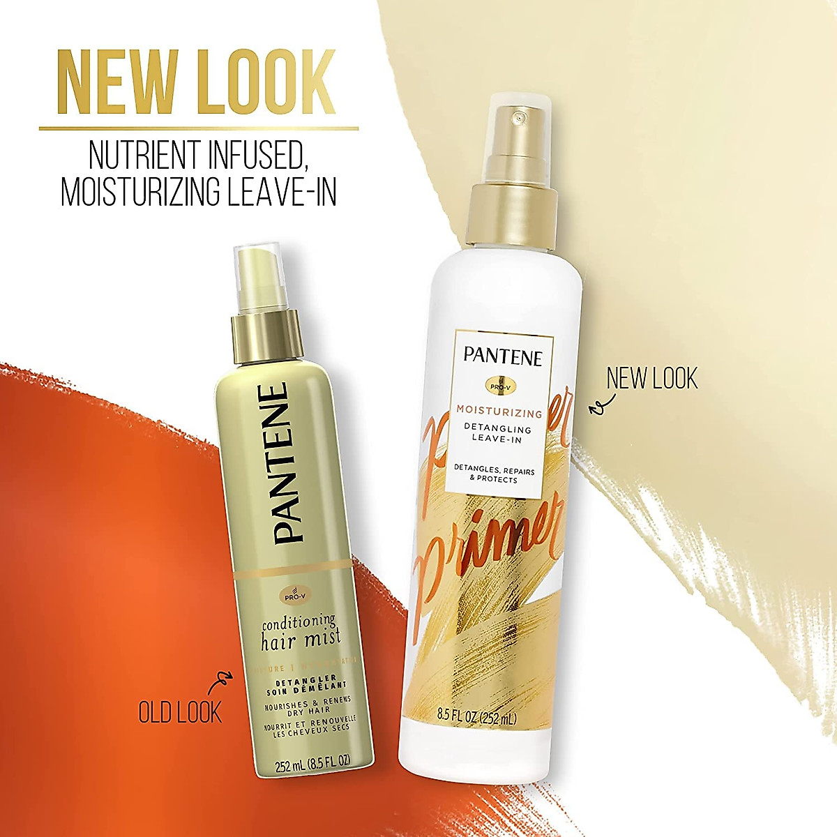 Pantene Pro-V Medium Thick Hair Solutions, Silkening Detangler, 8.5 Ounce (Pack of 2)