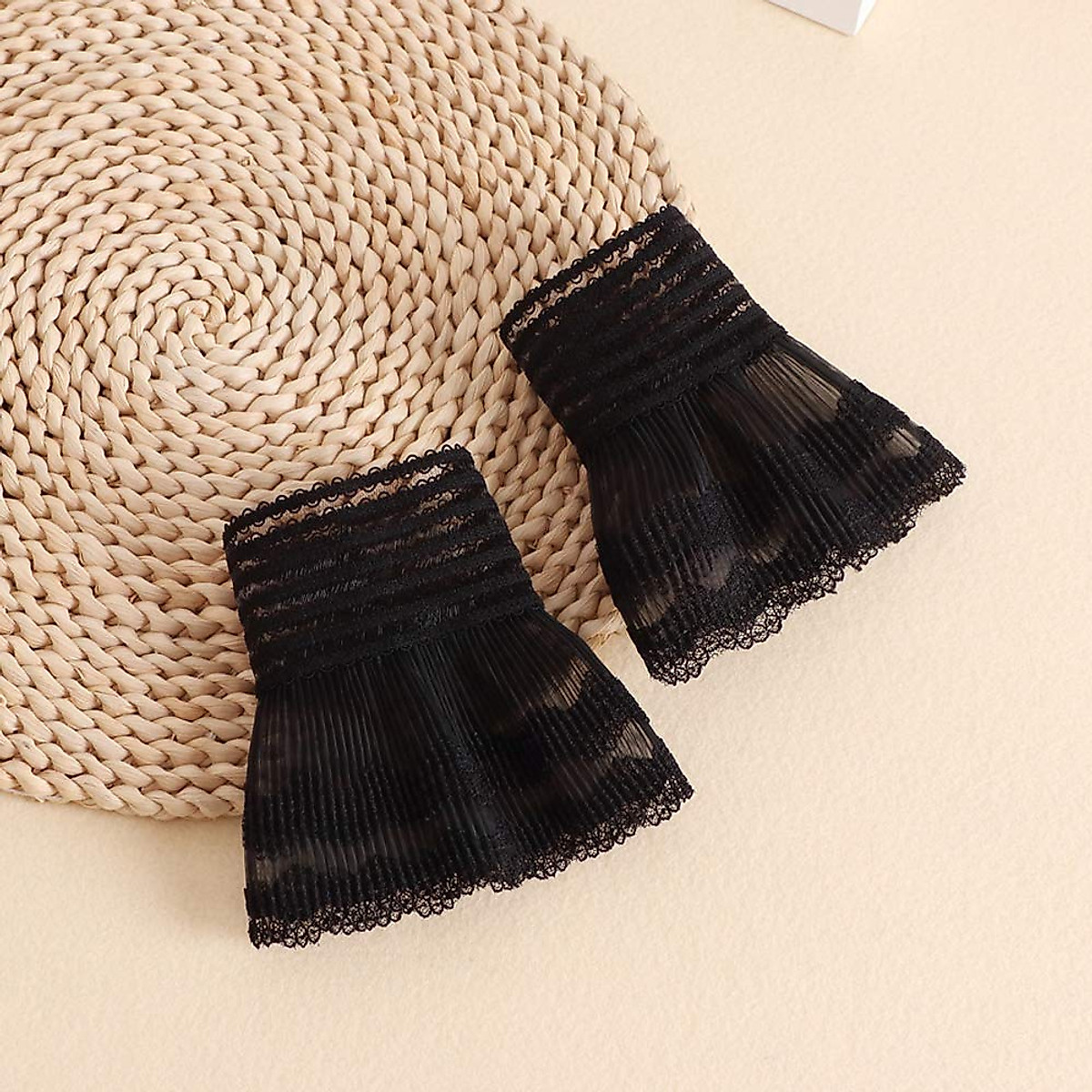 YAKEFJ women Lace Cuffs Steampunk Wrist Cuff Bracelet for Wedding Party