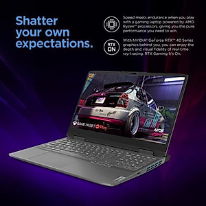 Lenovo LOQ Gaming Laptop, GeForce RTX 4060, AMD 8-Core Ryzen 7 7840HS(> i7-12700H), 15.6" FHD, 32GB DDR5 RAM, 1TB SSD, Webcam, HDMI, Wi-Fi 6, Windows 11 Home