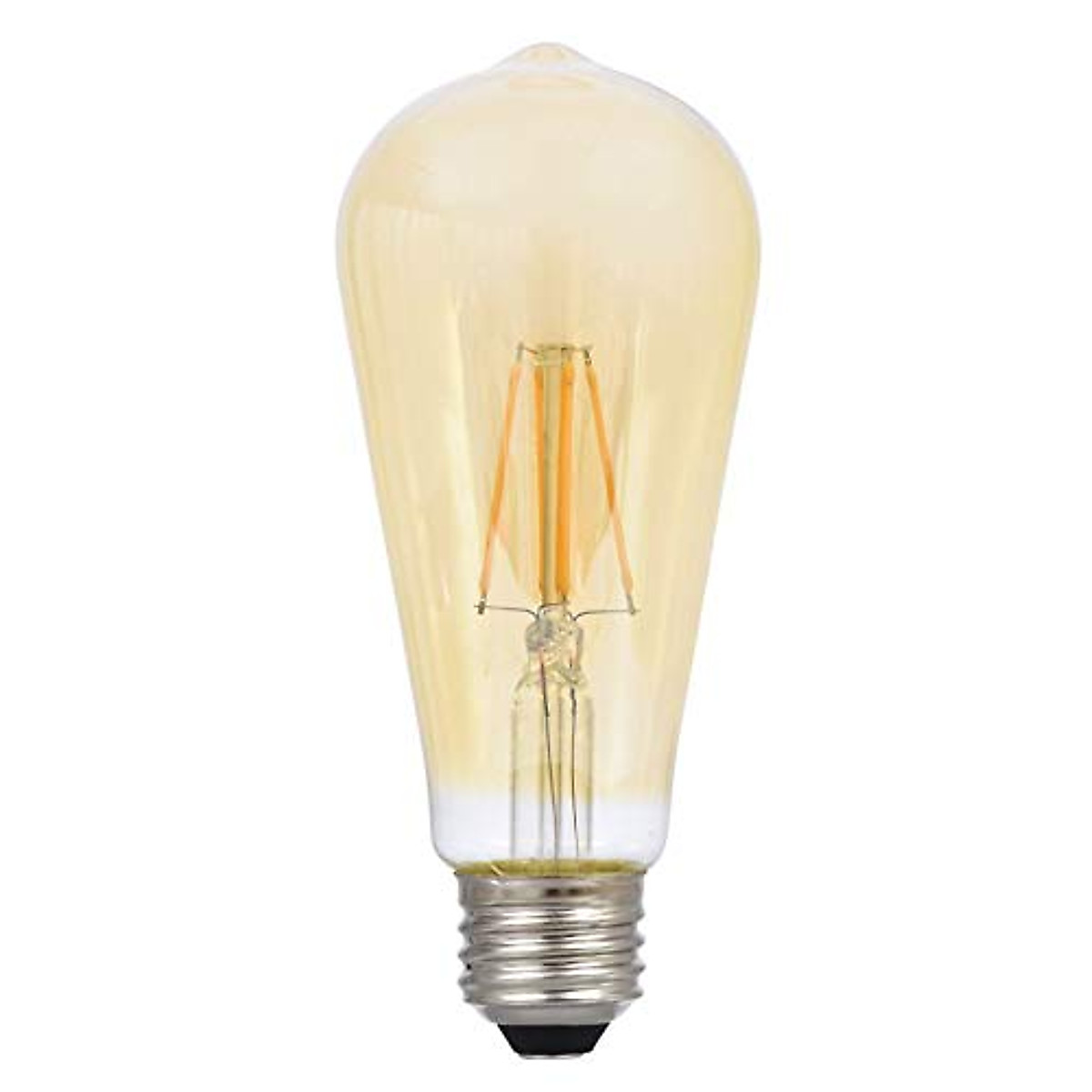 SYLVANIA Ultra LED ST19 Vintage Light Bulb, 60W Equivalent Efficient 6W, Non-Dimmable, 650 Lumens, 2200K, Warm White - 1 Pack (74331)