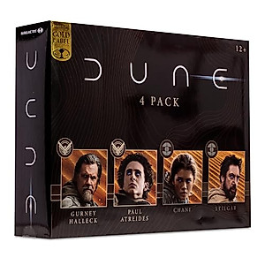 McFarlane Toys - Dune: Part Two Gurney Halleck Paul Atreides Chani Stilgar 4pk, Gold Label, Amazon Exclusive