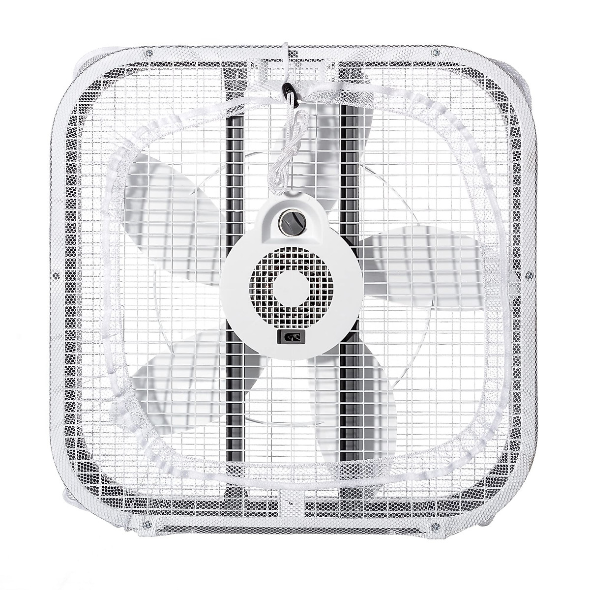 ARAWARA Window Box Fan Covers (Not Included Fan), Mesh Cover for Kid Safe and Finger Protector, Reusable Dustproof Cover, Industrial Fan Cover, Safety Fan Covers, 20 inch Diameter Square Cover, 2 PKS