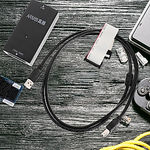 Scicalife USB JTAG Emulator Debugger Programmer V9 ARM Emulator High-Speed Download Black Adapter Board