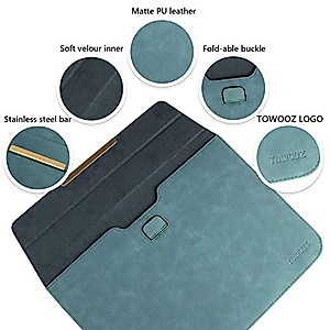 TOWOOZ Sleeve Compatible with 2022 New M2 MacBook Air 13.6 Inch A2681 / MacBook Pro 13-13.3 Inch/ MacBook Air 13-13.6 Inch M1 M2 Chip, Laptop Sleeve Case with Accessory Pouch