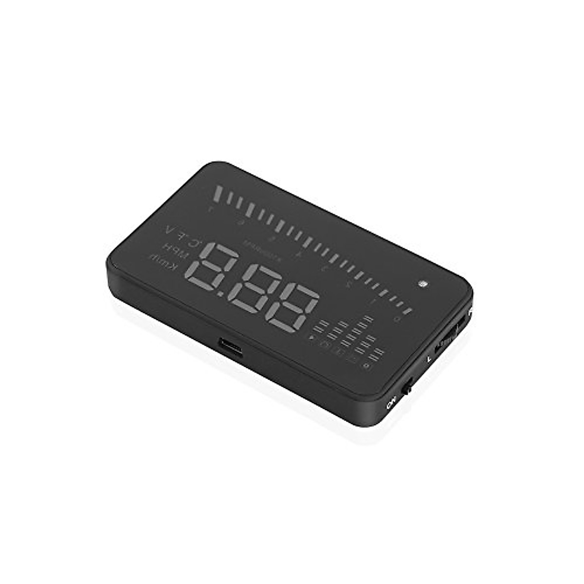 Car Head-Up Windshield Display, Head-Up Display, OBDII HUD Head Up Display Color LED Projector Speed Warning System for Car Trucks