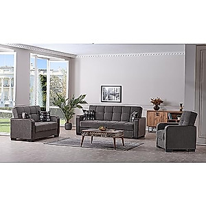 Sweet Home Stores Sofa Bed, Sofabed, Gray-319