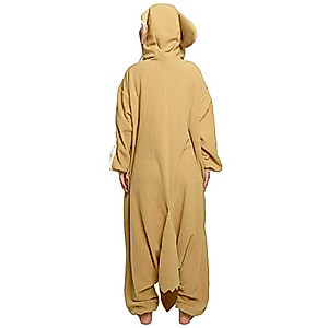 SAZAC Fennec Fox Kigurumi - Onesie Jumpsuit Halloween Costume (X-Large)