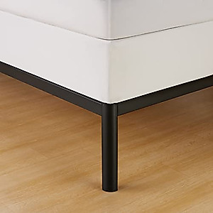 Amazon Basics Box Spring Cover - Alternative to Bed Skirt, Elastic Polyester Fabric Wrap Around Band 4 Sides - King/Cal King, Cream