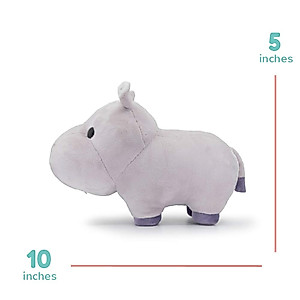 Bellzi Hippo Cute Stuffed Animal Plush Toy - Adorable Soft Hippopotamus Toy Plushies and Gifts - Perfect Present for Kids, Babies, Toddlers - Hippi