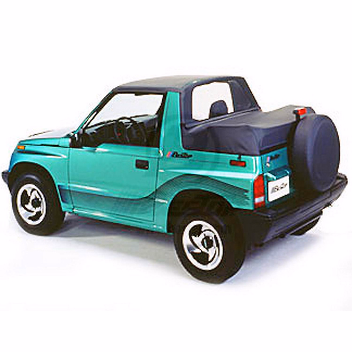 Bestop 8006215 Black Denim Windjammer for 1995-1998 Geo Tracker/Suzuki Sidekick