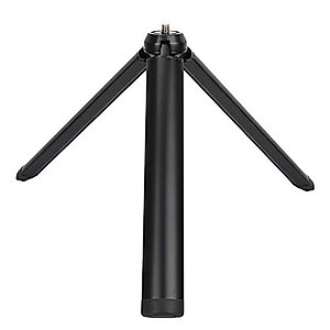 FASJ Mini Tripod, Foldable Aluminium Alloy Action Camera Tripod, for Phone Gimbal