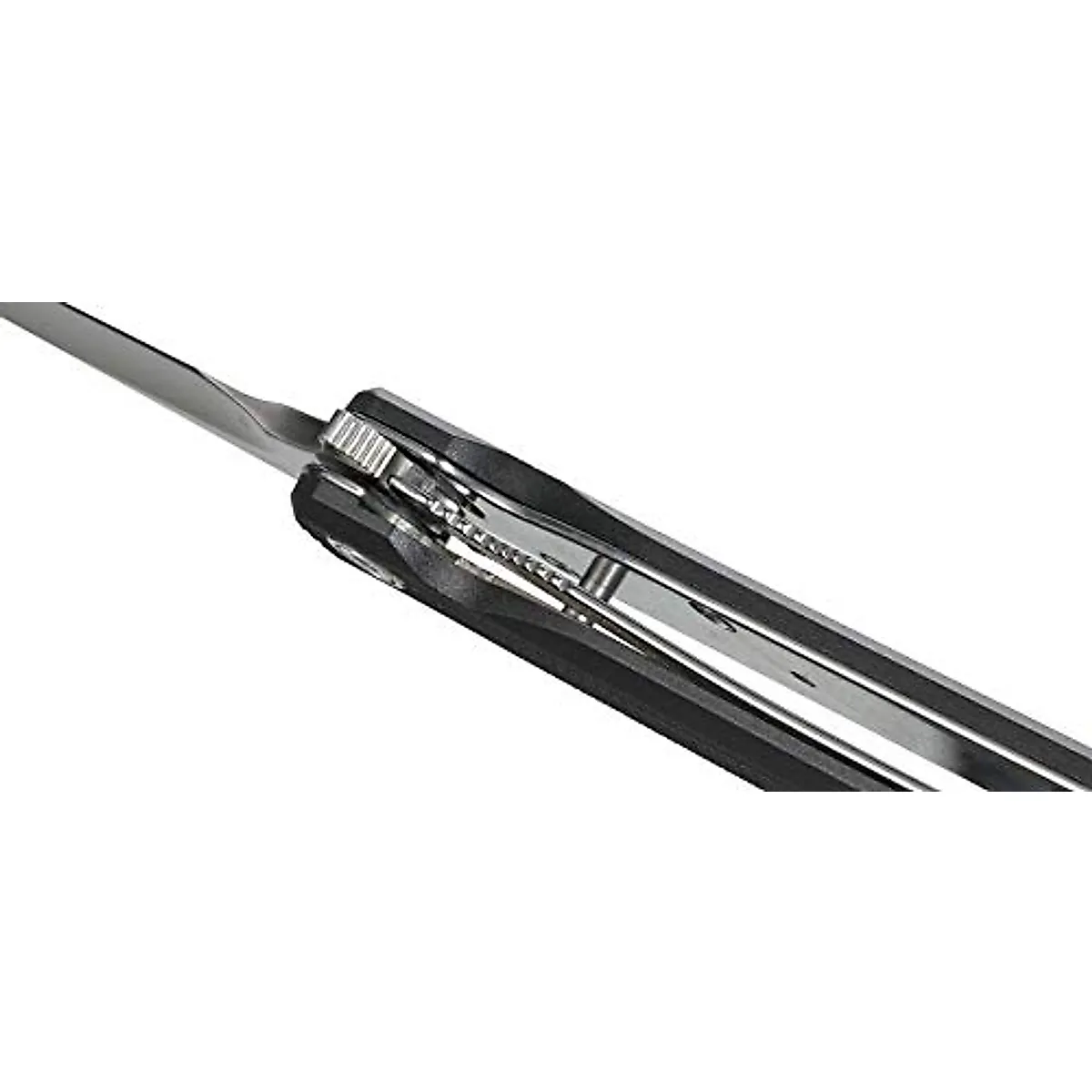 CRKT LCK + Large Folding Pocket Knife: Folder with Liner Lock, Plain Edge Drop Point Blade, Reinforced Nylon Handle with Pocket Clip 3810