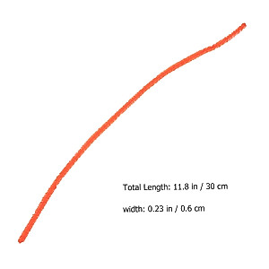 Healifty 100pcs Cleaners Chenille Stems Crafts Chenille Sticks for DIY Art Flower Plant Crafts Christmas Decorations Ornament (Orange)