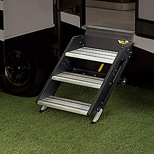 Lippert Components 678041 28" Solid Step, 1 Pack , Black