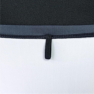 RIBBY SPF 50+ 5mm Padded Rash Guard for Surfing, Boogie, Scuba Black