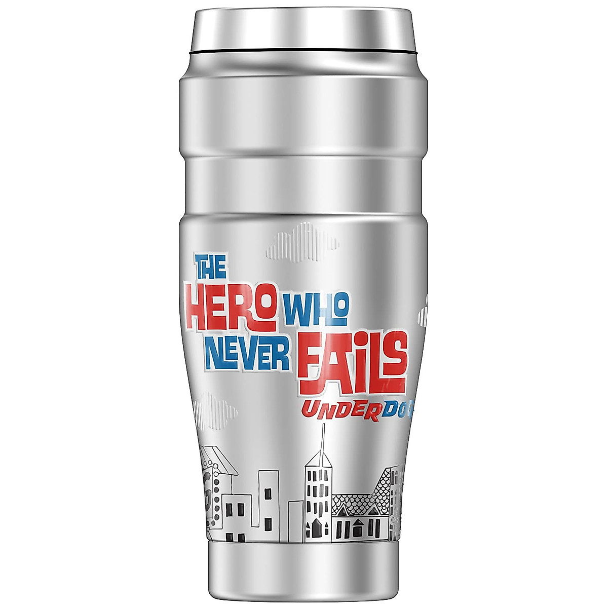 THERMOS Underdog Underdog Never Fails STAINLESS KING Stainless Steel Travel Tumbler, Vacuum insulated & Double Wall, 16oz