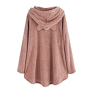 Little Girls Fleece Hoodie Teen Girls Y2k Long Tunic Sweatshirts Thick White Hoodie Women