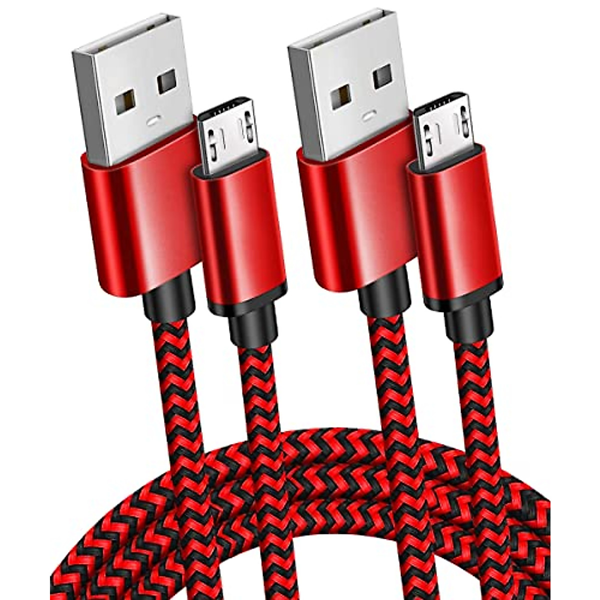 2Pack 10ft Long Micro USB Android Charger Cable Fast Quick Charging for Amazon Kindle Fire HD 6 7 8 10(1-8th Gen) HDX 8.9" 9.7" Tablets and E-Reader(3rd-11th), Xbox One S/X/Elite, PS4 Pro/Slim
