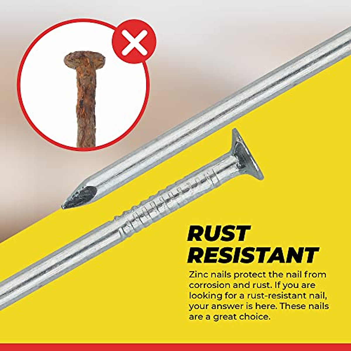 Qualihome Hardware Nail Assortment Kit, Includes Finish, Wire, Common, Brad and Picture Hanging Nails