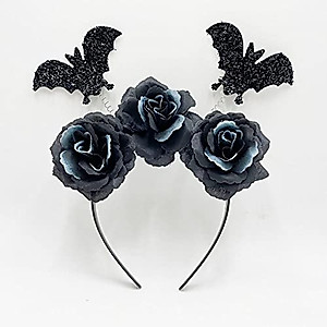 Halloween Decorations Elf Pumpkin Devil Horn Headband Funny Cute Bat Headband Ghost Festival Party Decoration Supplies Helloween Day