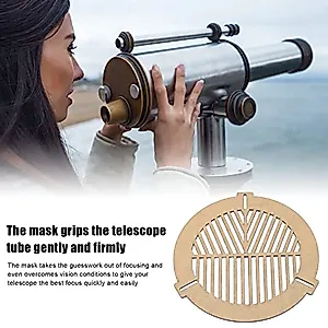 ASHATA Telescope Focusing Bahtinov Mask 120 to 160mm Acrylic Focus Mask Telescope Accessories for Astrophotography Astronomical