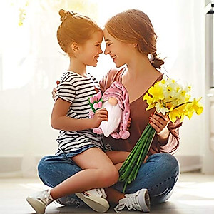 Mother's Day Gnome Faceless Doll Gifts Bedroom Living Room Desktop Decoration Kitchen Decor. Swedish Gnome Plush Decorations Elf Standing Post Home Decor for Mom (Pink 1PC)