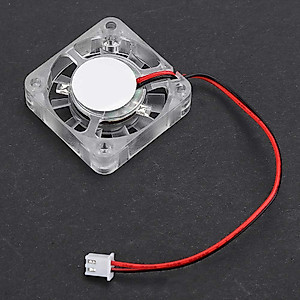 ABS Protective Case for Raspberry Pi 4, Raspberry Pi Case with Cooling Fan, Raspberry Pi 4 Heatsink, Enclosure for Raspberry Pi 4 Model B (Black)