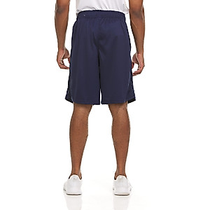 Russell Athletic Mens Performance Athletic Running Shorts Quick Dry Training Workout Shorts with Pockets and Elastic Waistband Activewear 10" Lightweight, Dark Navy, Medium