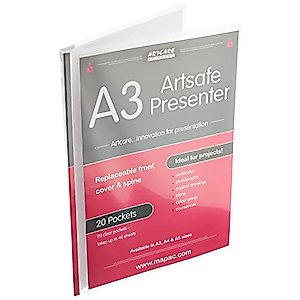 Mapac A3 Artsafe Presenter, Synthetic Material, 44x2x33 cm